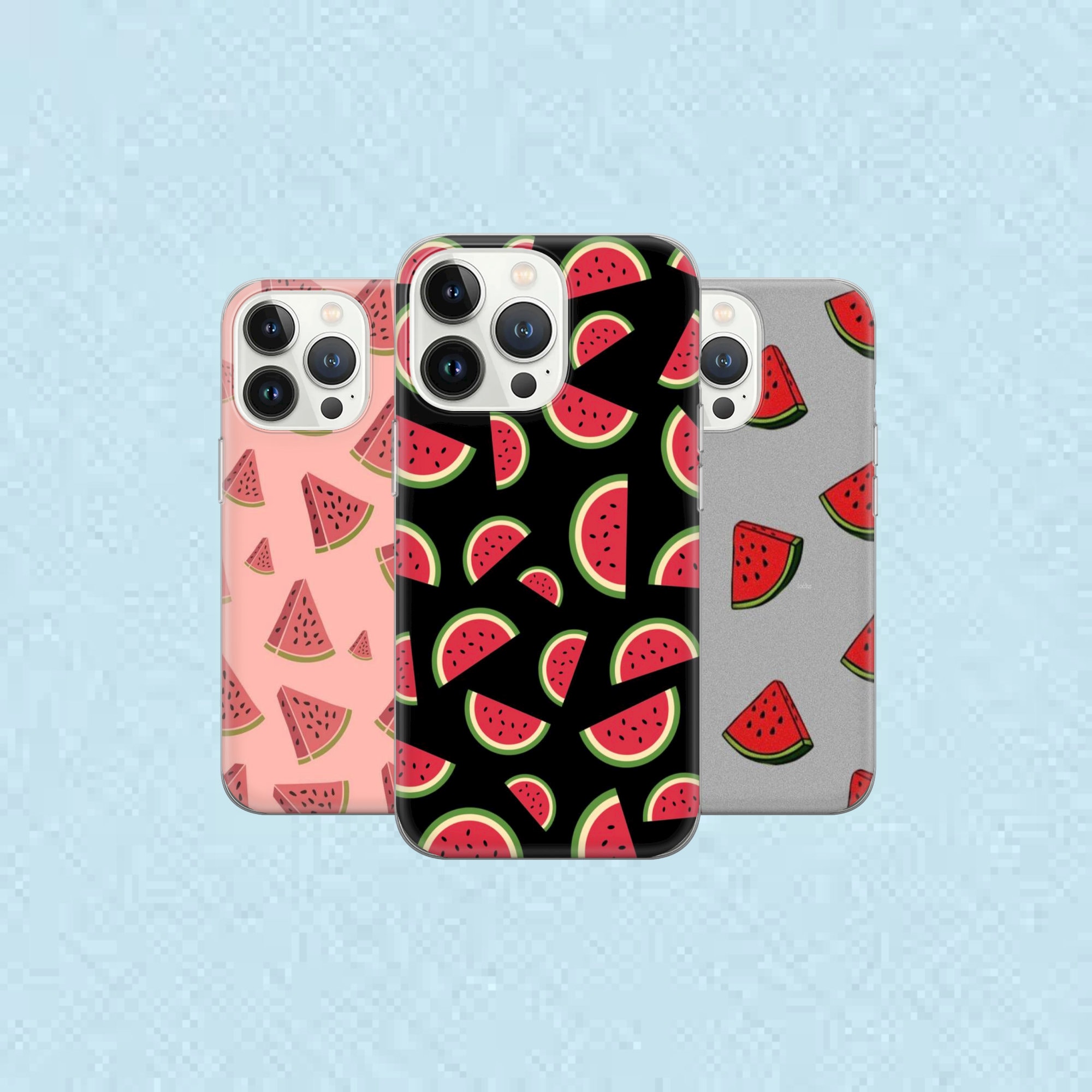 Watermelon Phone Case Tropical Fruit Cover for iPhone 15 14 13 12 ...