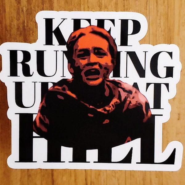 Running up That Hill Sticker - Etsy
