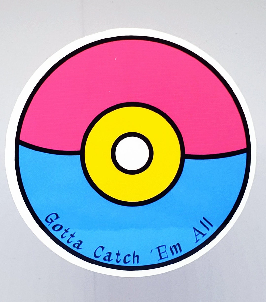 Pokemon, Pokeball, LGBTQ, Pansexual Pride, Laptop Decal - Etsy