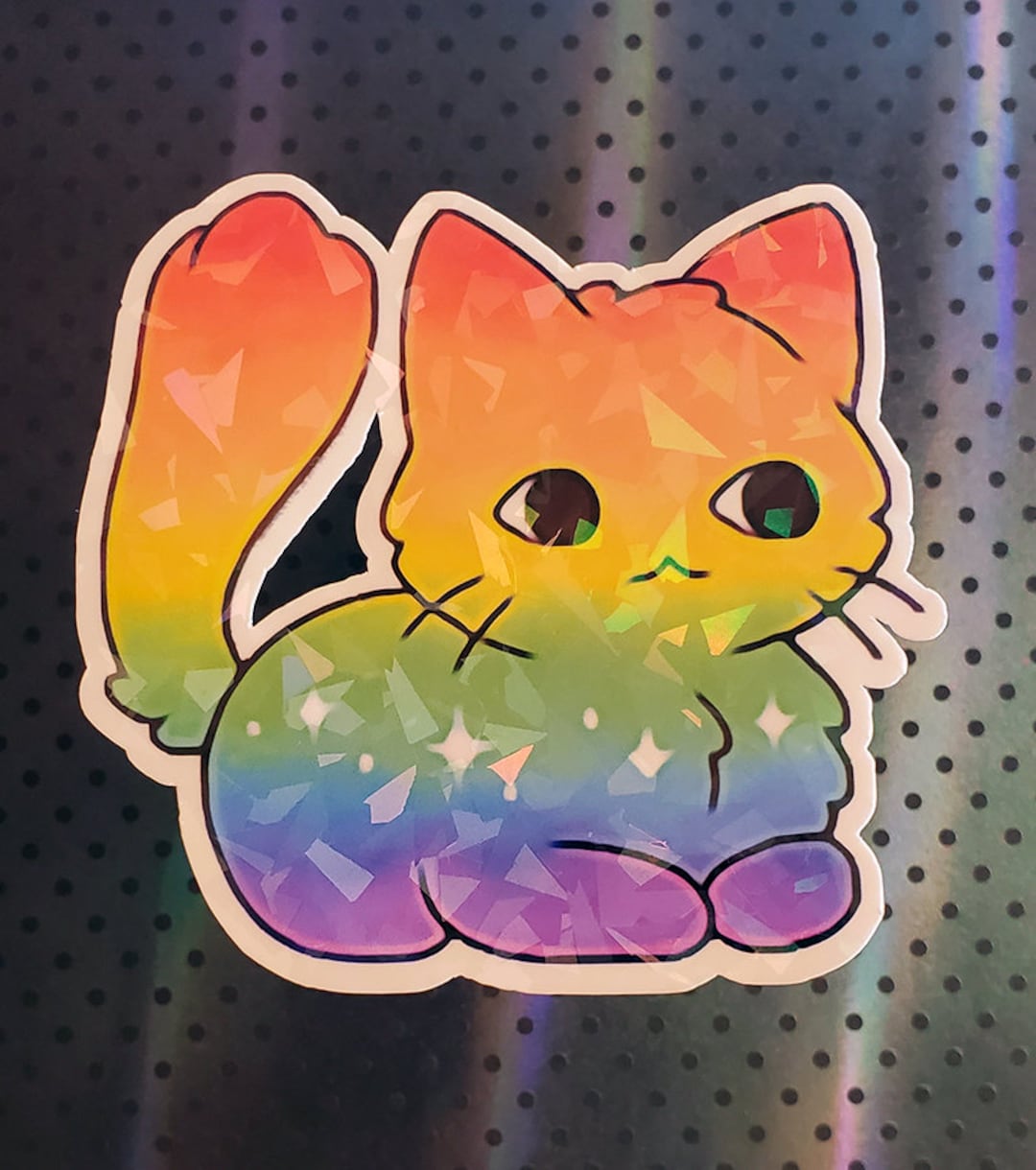 LGBTQ Sticker, Gay Pride, Cat Lover, Laptop Decal - Etsy