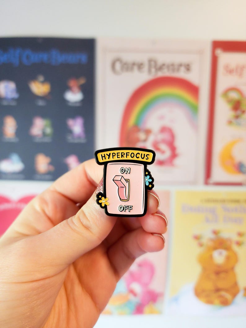 Hyperfocus Enamel Pin, ADHD Pin, Neurodivergent Pin - Etsy