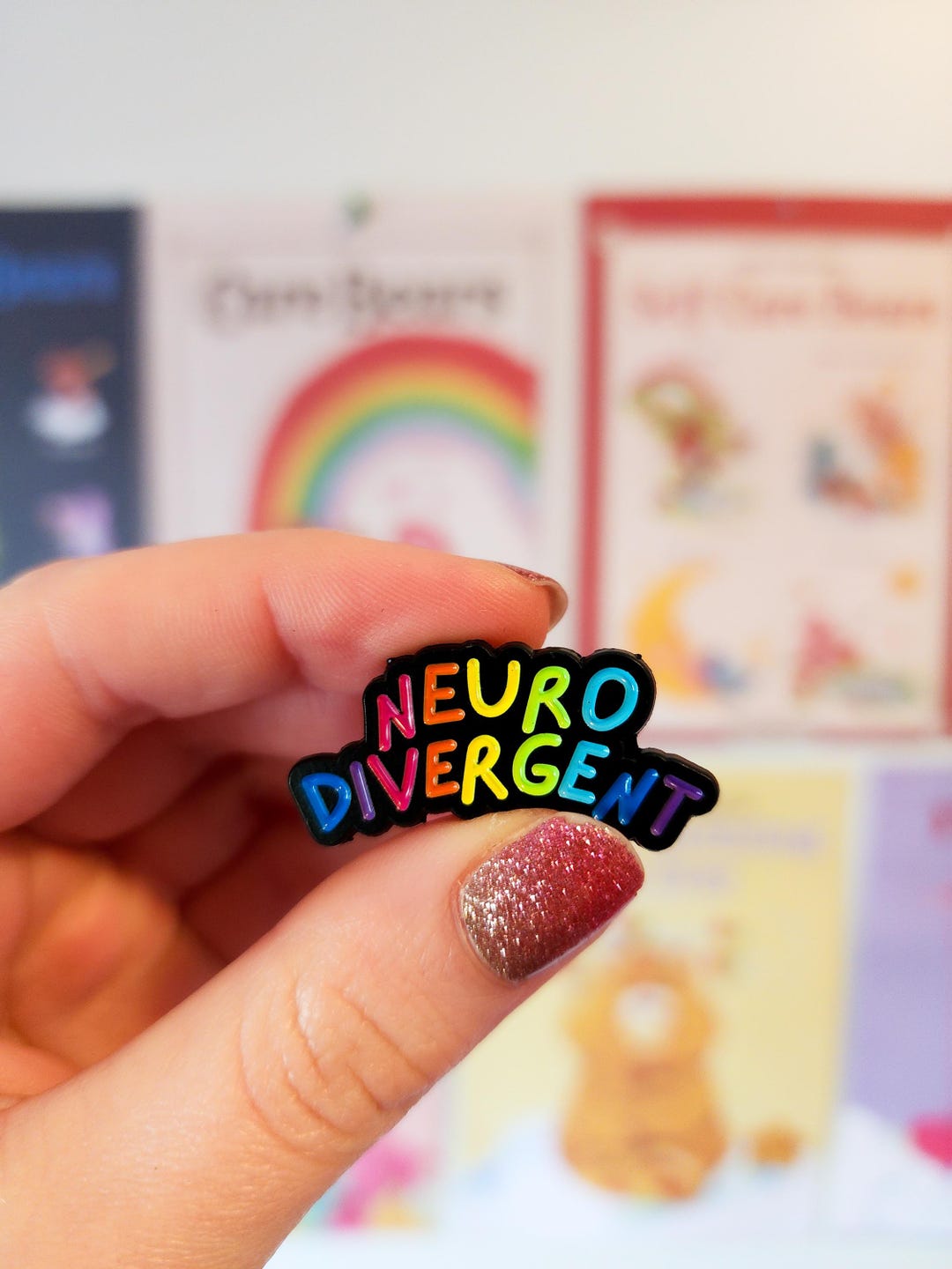 Neurodivergent Enamel Pin, Neurodivergent Pin - Etsy