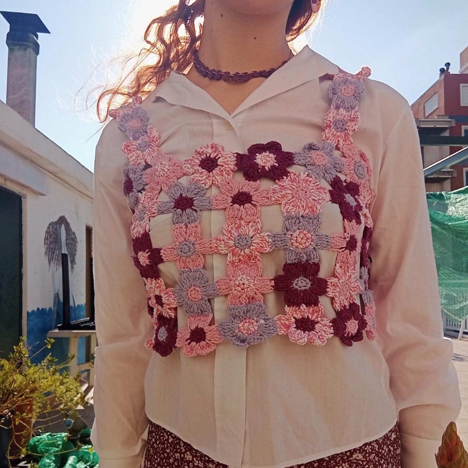 Flower Power Vest PATTERN, Crochet Vest, Dopamine Crochet, Womens ...