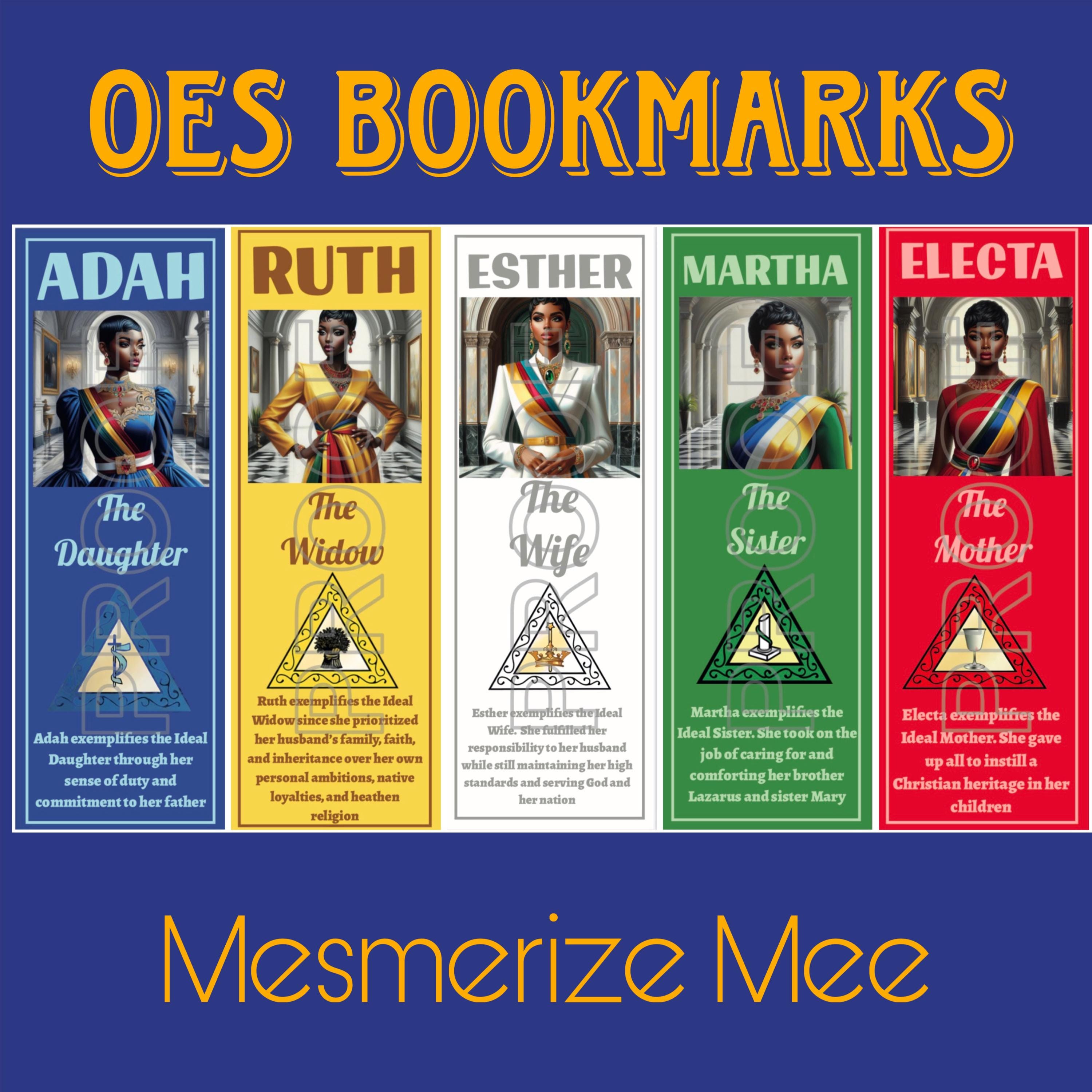 Order of Eastern Star Bookmarks: OES Ritual Study Guide - Etsy