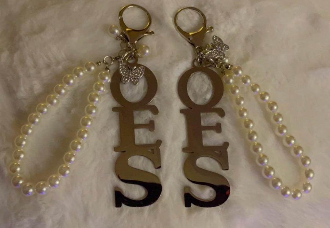 Eastern Star Purse Charm/rearview Mirror Car Charm/oes Purse Keychain ...