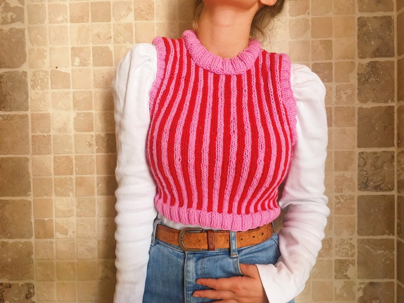 Knitted Vest Pattern (the Ciara Vest) - Etsy