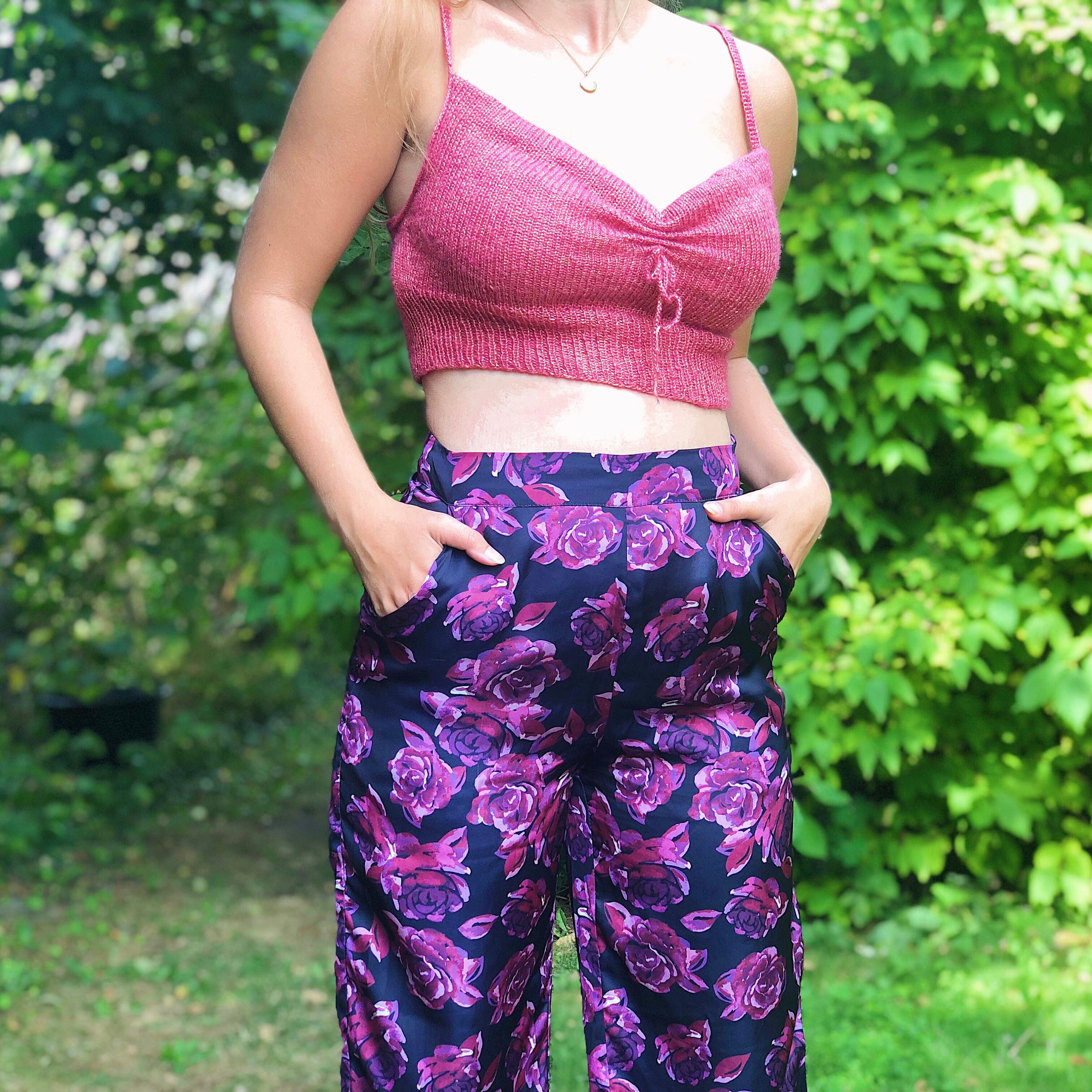 Knit Top Pattern, Knitted Top Pattern, Easy Knit Top, Knit Glitter Top ...