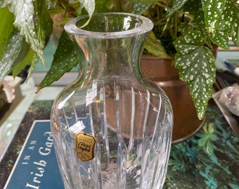 Lead Crystal Hummingbird Vase - Etsy