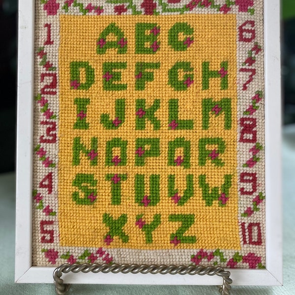 Alphabet Needlepoint - Etsy