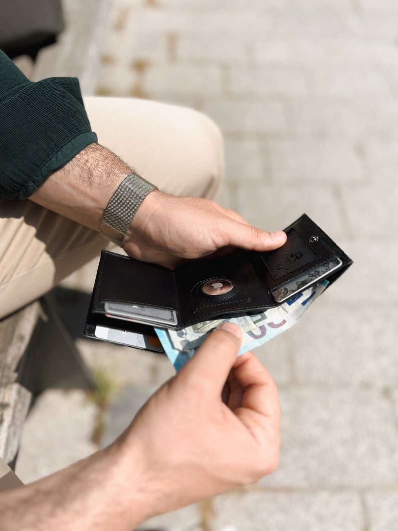 Apple AirTag Smart Wallet RFID-Schutz 7 Karten Echtes - Etsy.de