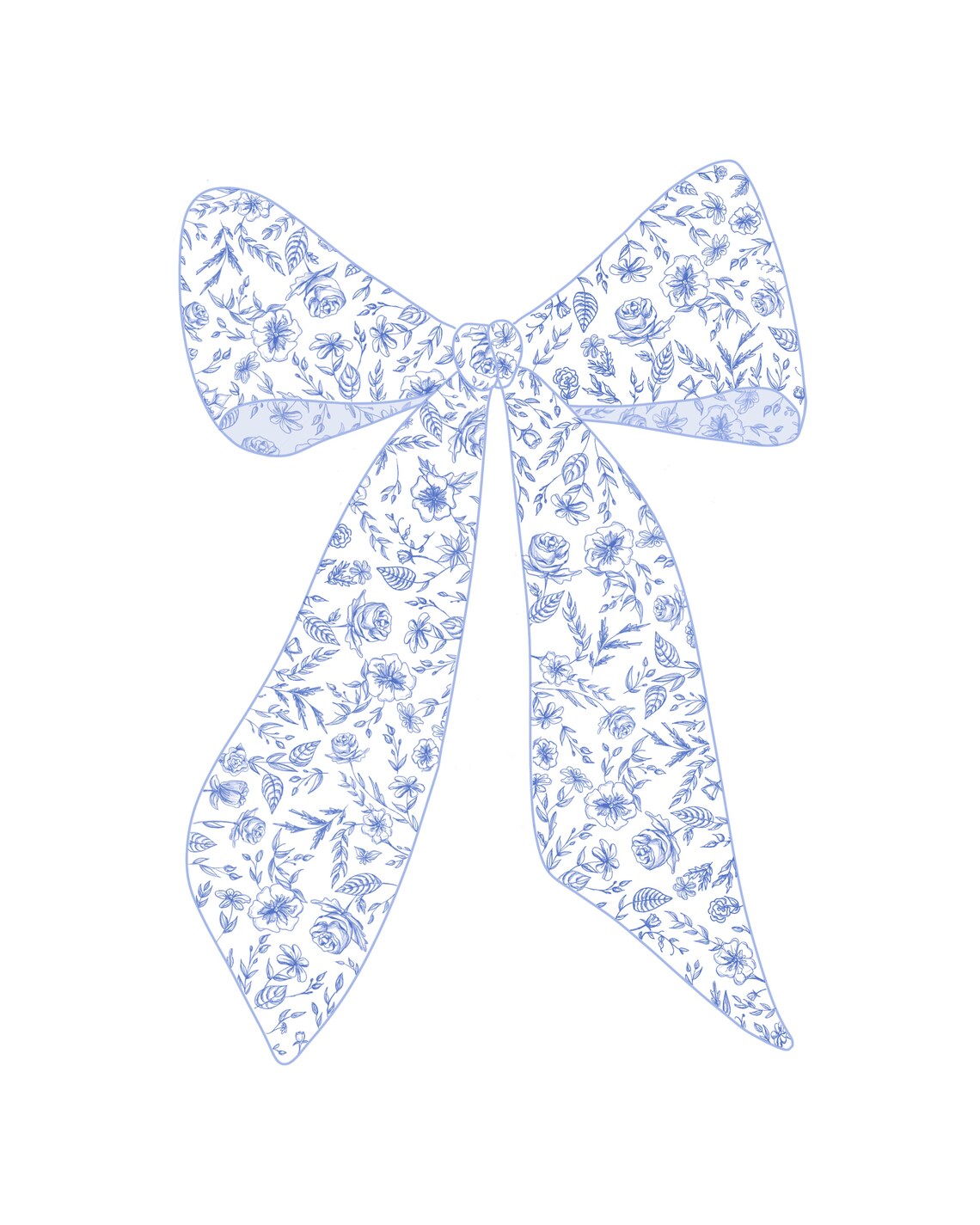 Coquette Bow Digital Art Print - Etsy