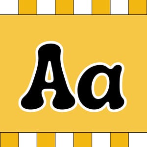 Retro Checkered Alphabet Posters - Etsy
