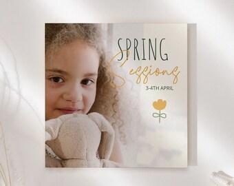 Easter Photo Session Template - Etsy