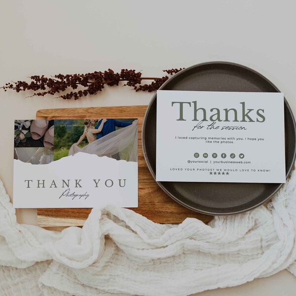 Photography Business Thank You Cards - Etsy