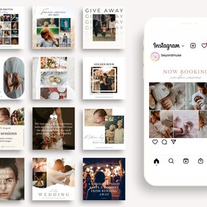 Photographer Instagram Template - Photographer Instagram Posts ...