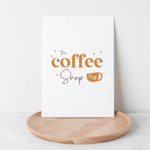 Boho Premade Logo Design - Retro Coffee Shop Logo - Boutique Logos and ...