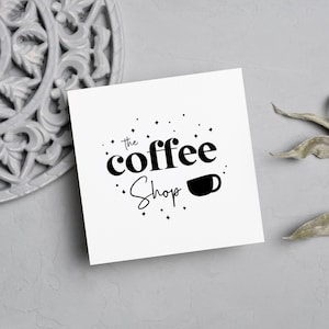 Boho Premade Logo Design - Retro Coffee Shop Logo - Boutique Logos and ...