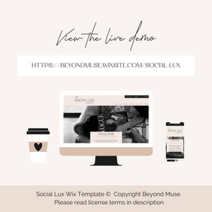 Wix Website Template - Wix Template for Virtual Assistant - Luxury Wix ...