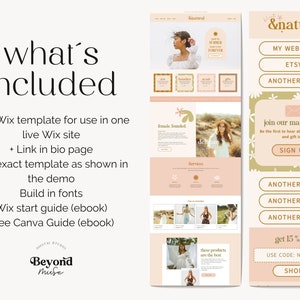 Wix Website Template - Wix Template - Delicate & Natural - Ecommerce ...
