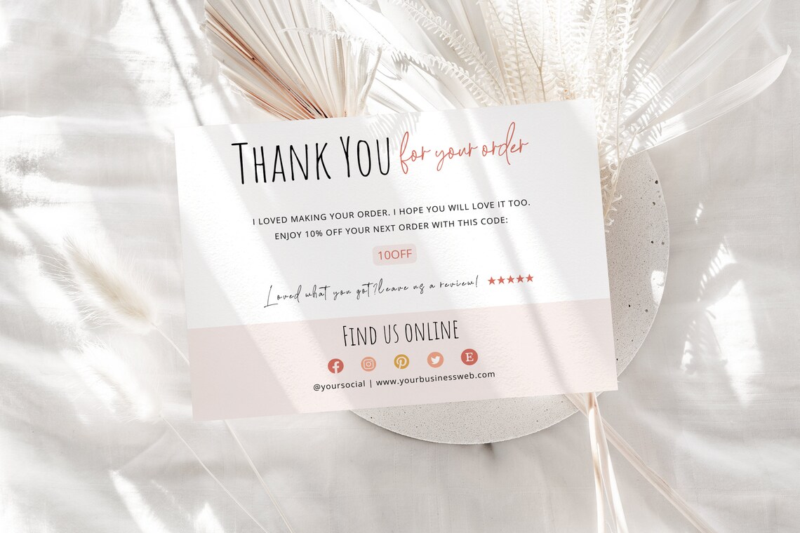 Lemon Business Thank You Template - Summer Thank You Notes - Citrus ...