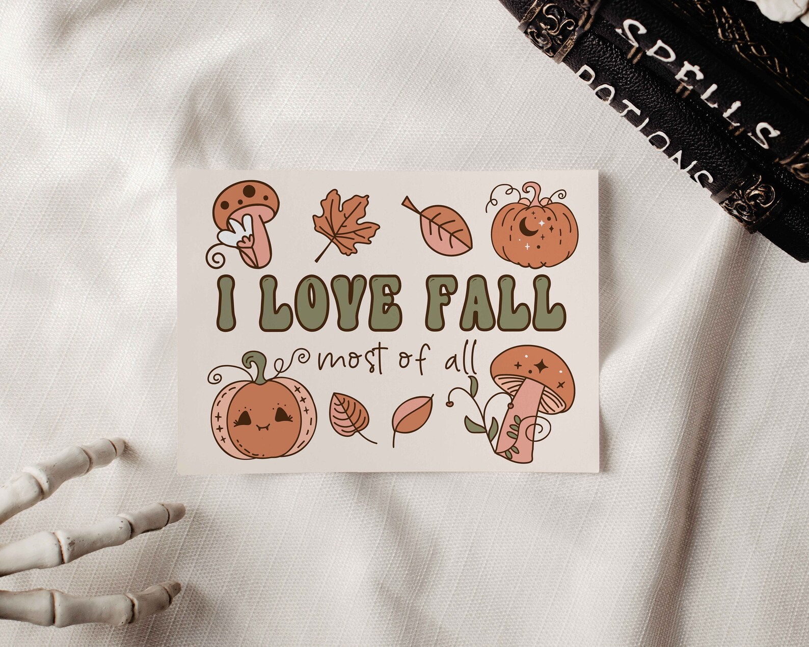 Fall Business Thank You Card Template Autumn Package Insert - Etsy