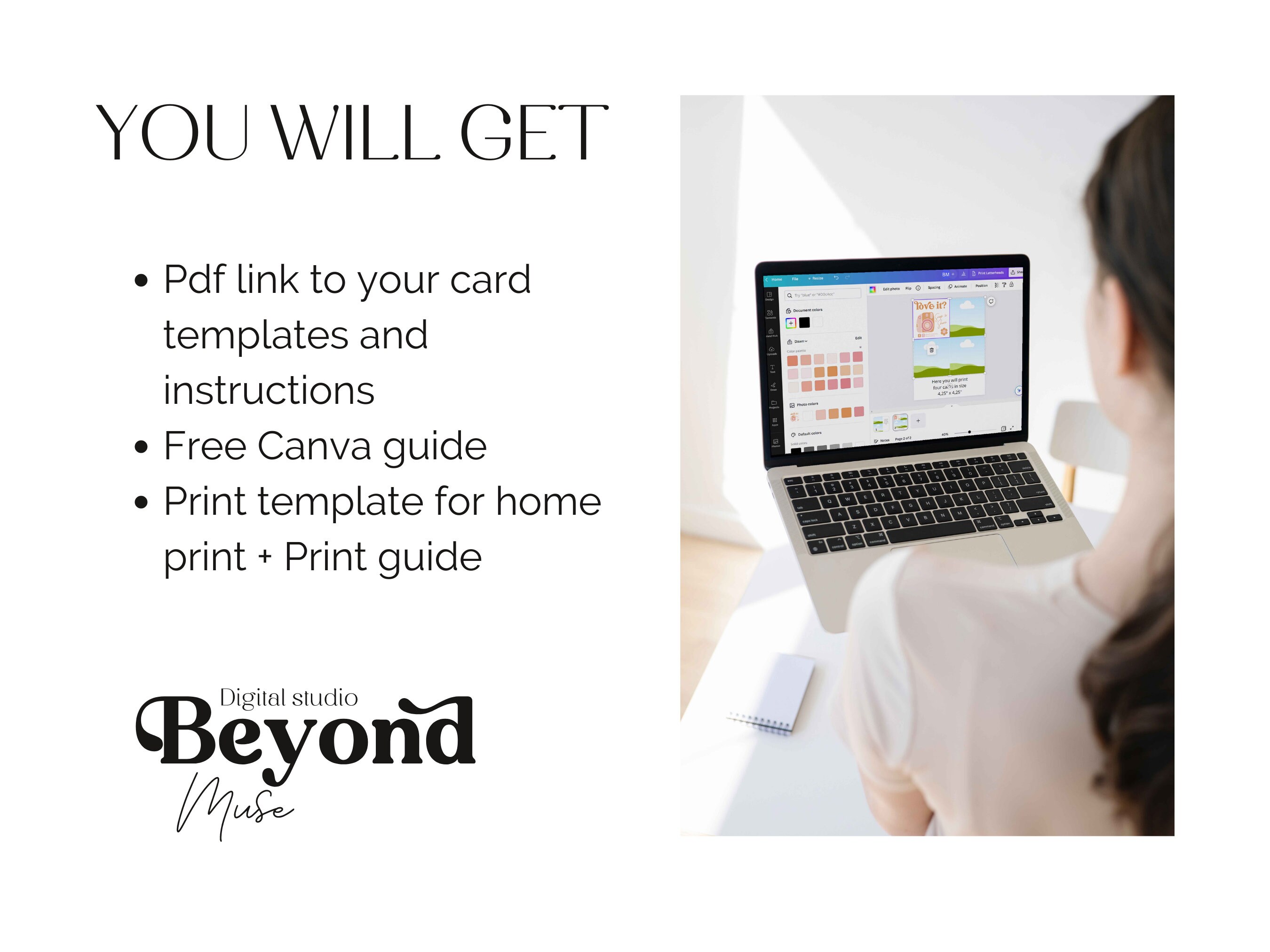 Script Snap and Share Card Template Social Media Cards - Etsy