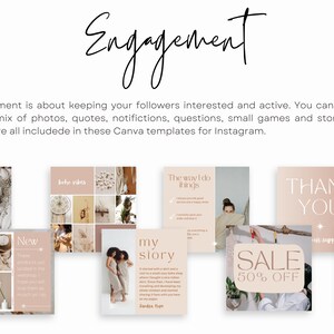 Boho Instagram Templates for Canva, Instagram Post Template, Ecommerce ...