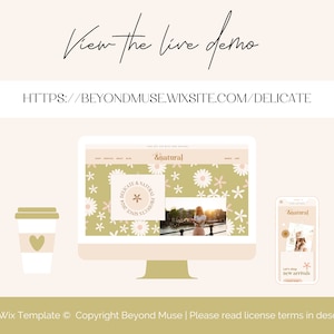Wix Website Template - Wix Template - Delicate & Natural - Ecommerce ...