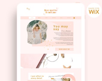 Cute Blog Template - Etsy