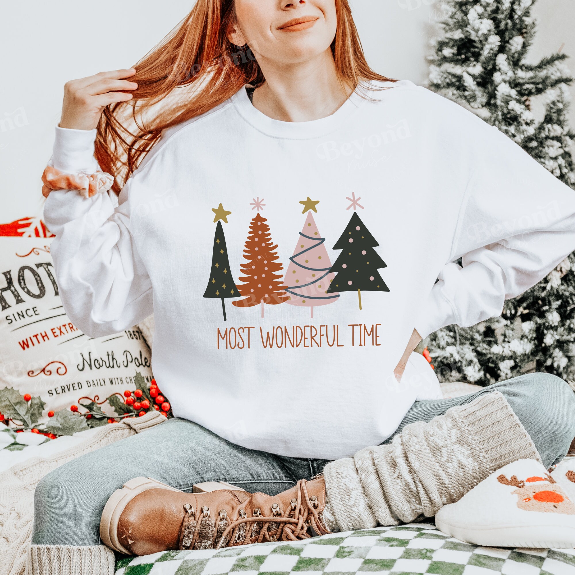 Christmas Tree Clipart Set Commercial Use SVG PNG Christmas Trees ...