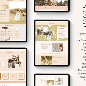 Wix Website Template - Wix Template - Delicate & Natural - Ecommerce ...