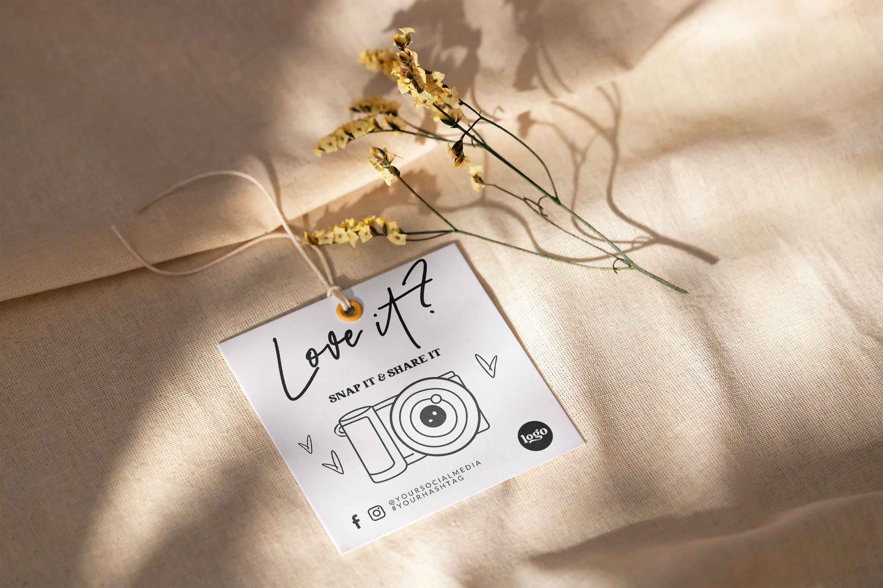 Script Snap and Share Card Template Social Media Cards - Etsy