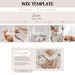 Wix Website Template Premium Wix Template for Bloggers - Etsy