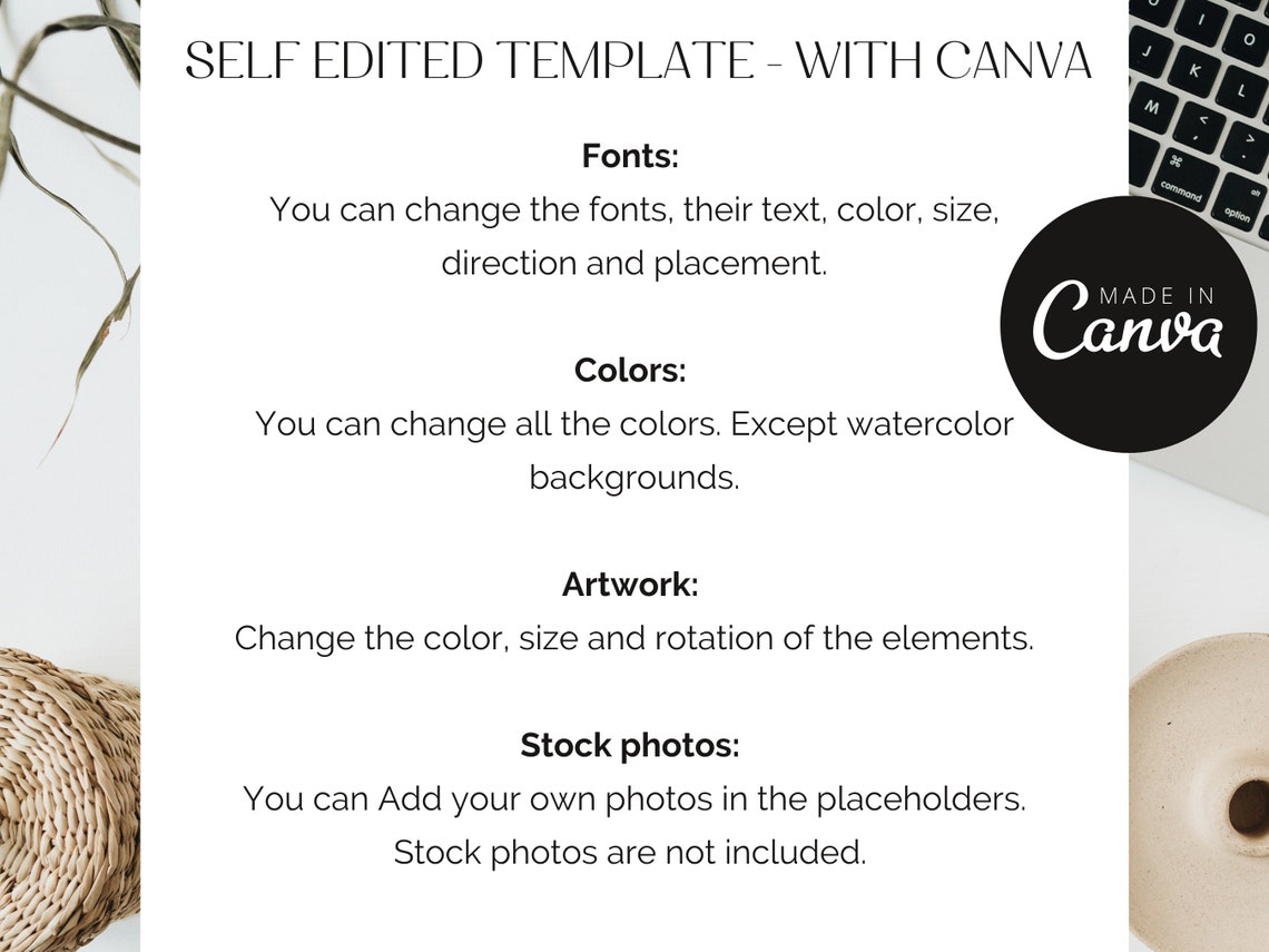 Candle Care Card Care Instructions Canva Template - Etsy