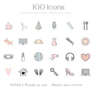Lifestyle Instagram Highlight Icons - Soft Pastel Instagram Highlight ...