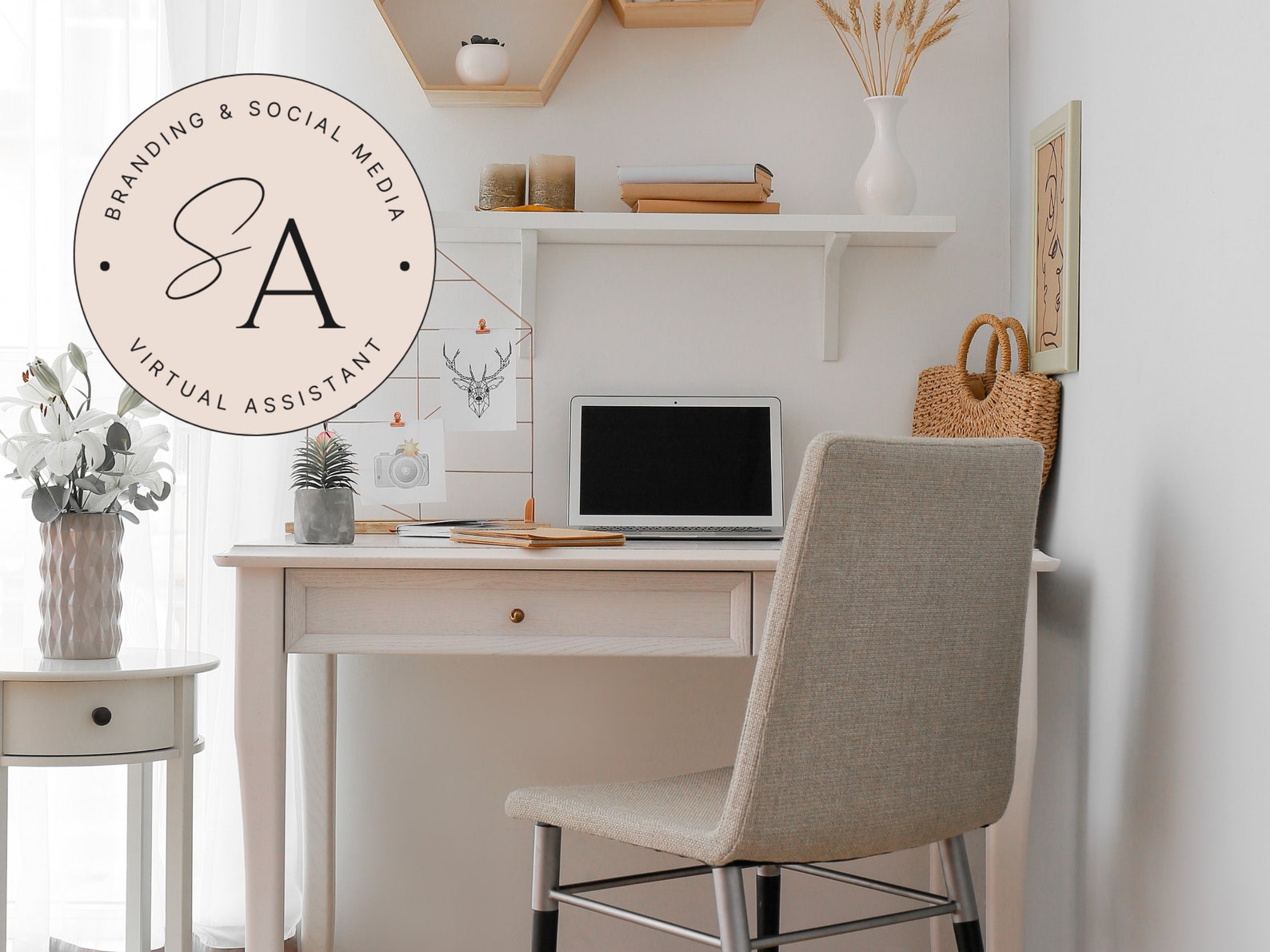 Editable Logo Design Modern Logo Design Virtual Assistant Logo Coach ...