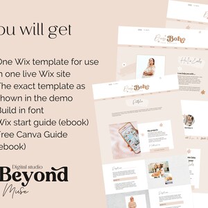 Wix Website Template - Wix Template for Creatives, Coaches, Virtual ...