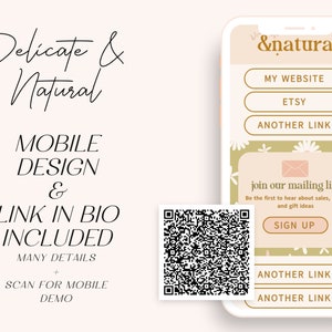 Wix Website Template - Wix Template - Delicate & Natural - Ecommerce ...