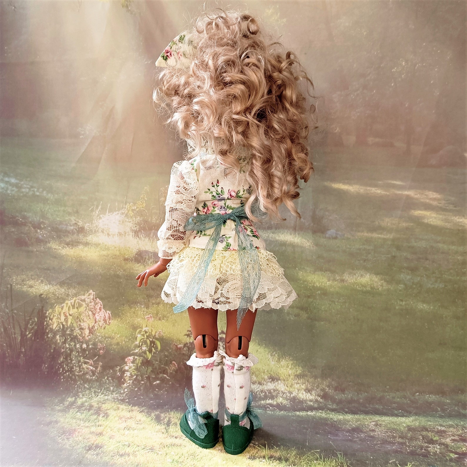 OOAK Paola Reina Doll Dolores. Tan Skin, Afro. Vanilla Outfit ...
