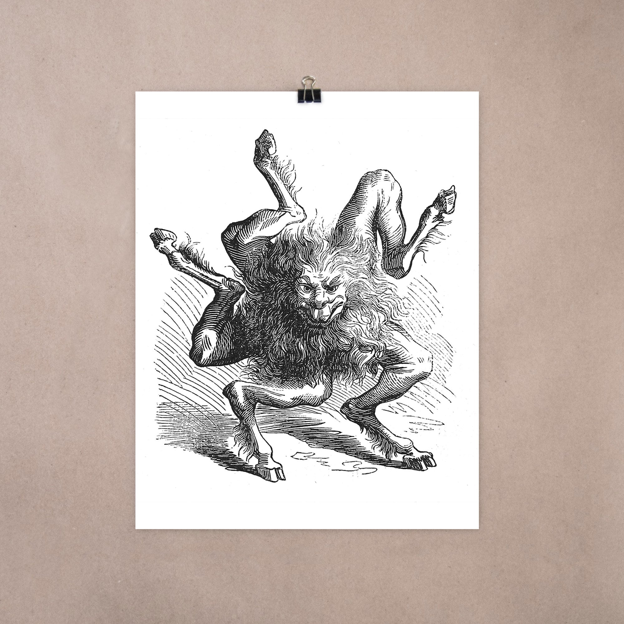 Demon Illustrations By Louis Breton