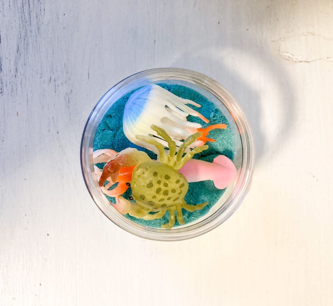 Mini Kinetic Sand Sensory Jar Mini Ocean Kinetic Sand Kit - Etsy