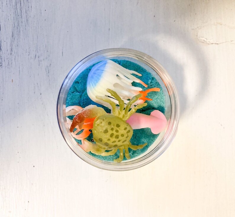 Mini Kinetic Sand Sensory Jar Mini Ocean Kinetic Sand Kit - Etsy