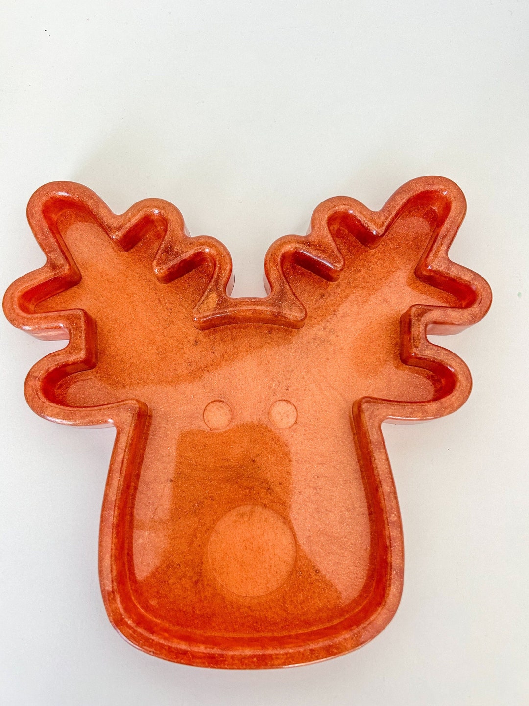 Reindeer Resin Tray Christmas Play Tray winter Resin Play Tray Reindeer ...