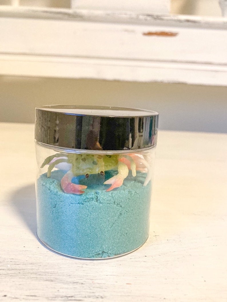 Mini Kinetic Sand Sensory Jar Mini Ocean Kinetic Sand Kit - Etsy