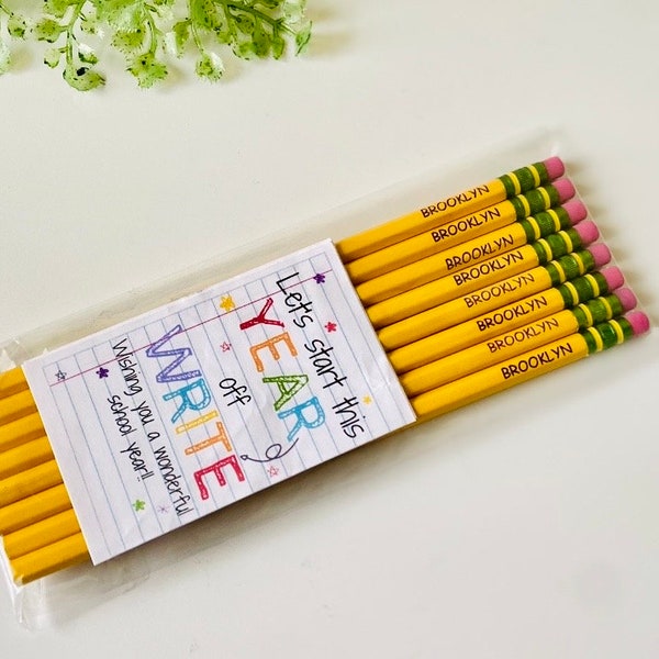 Shop Personalized Pencils - Etsy