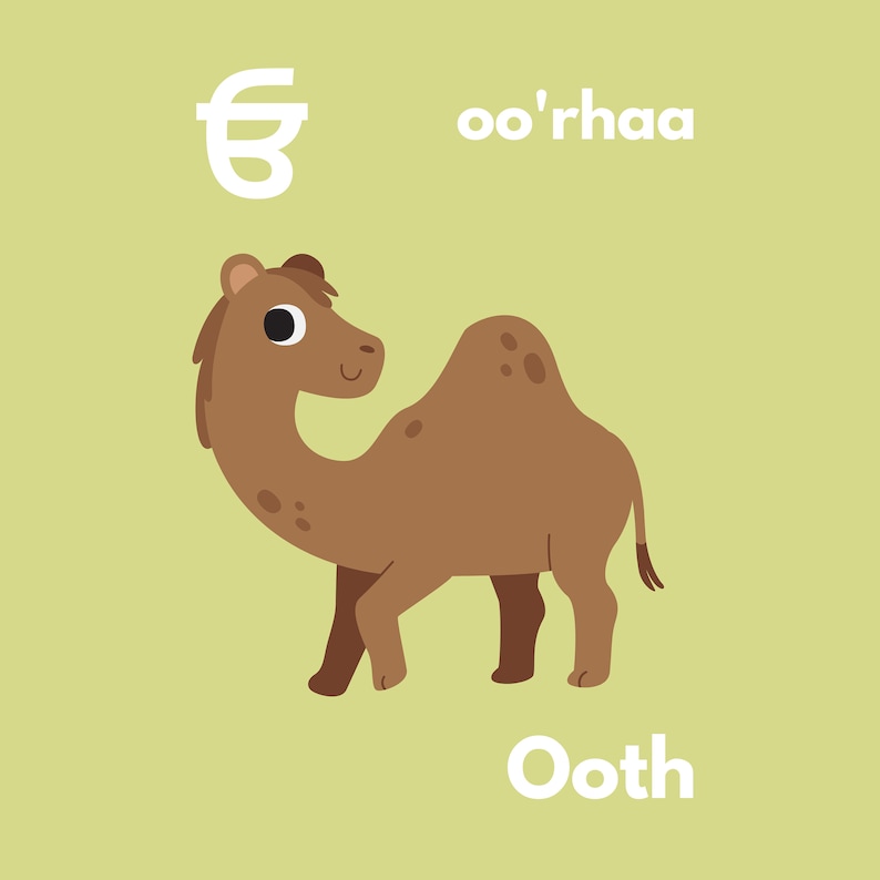 Punjabi Alphabet Print Pack - Digital Print of Punjabi Alphabet ...