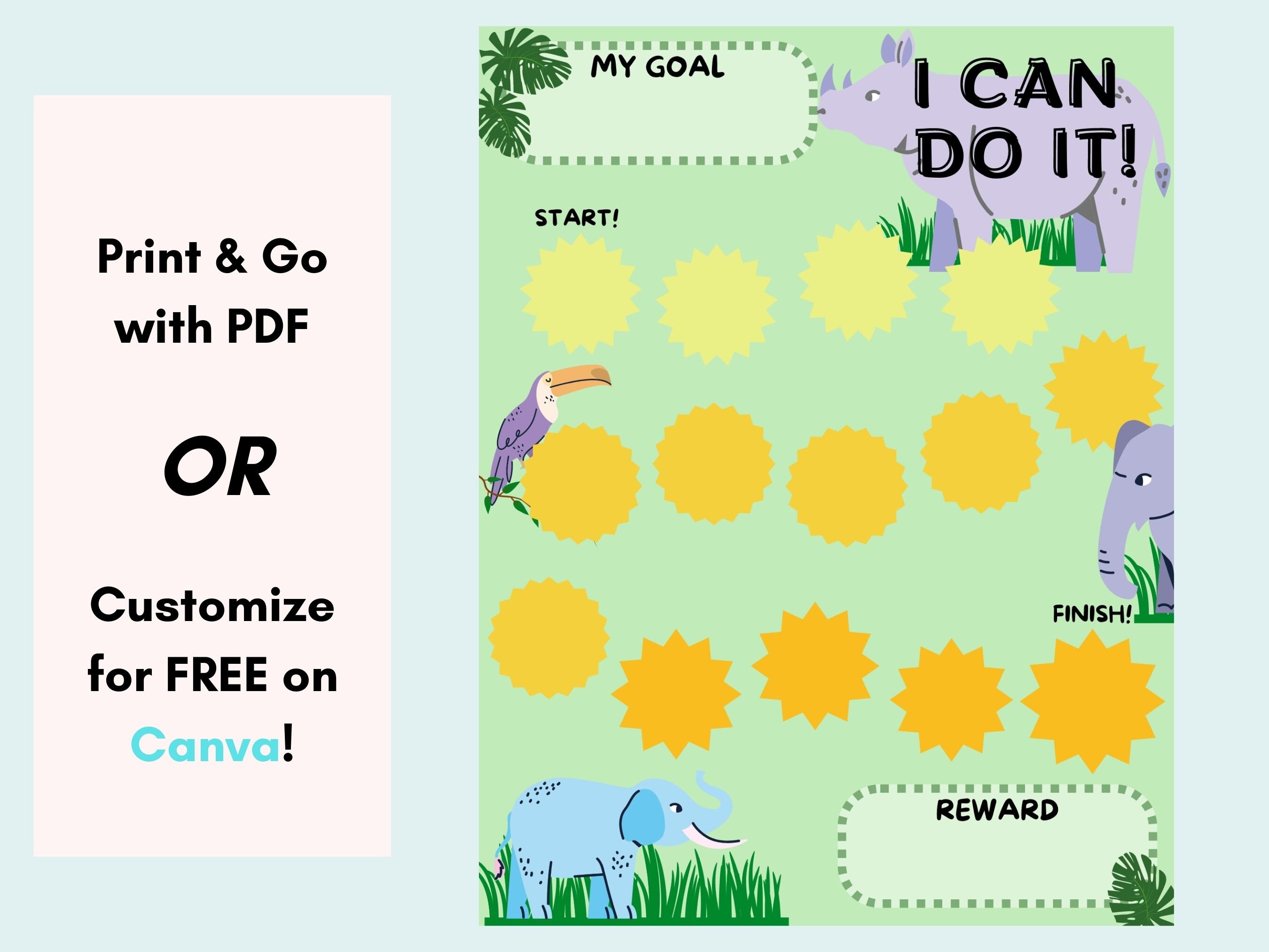 Reward Chart, Behavior Chart, Kids Reward Chart, Printable Reward Chart ...