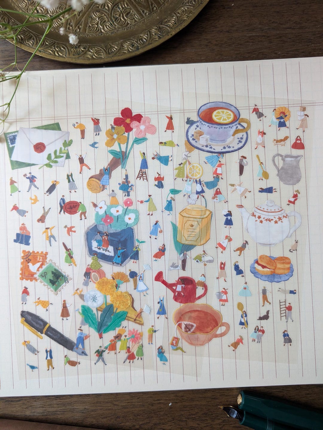 Mindwave Secret Friends Sticker Sheet L Planner Stickers L Journaling ...