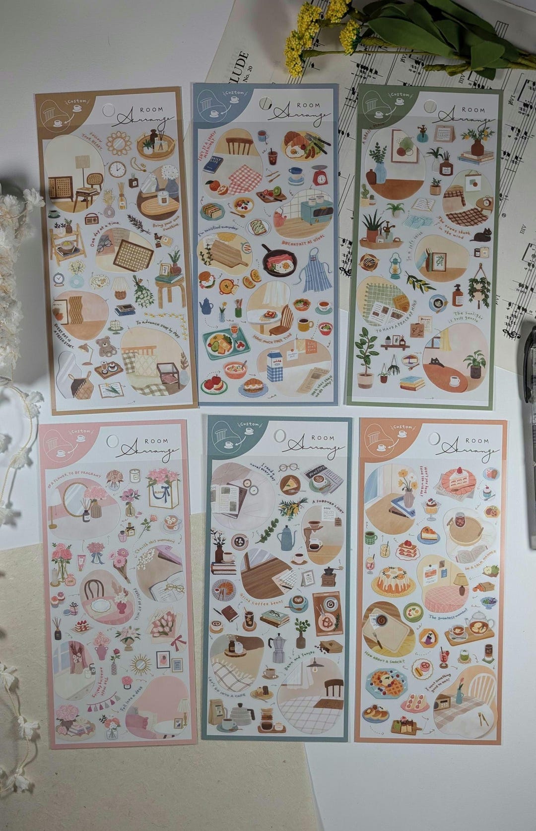 Mindwave Room Stickers: Transparent Planner Stickers for Journaling - Etsy