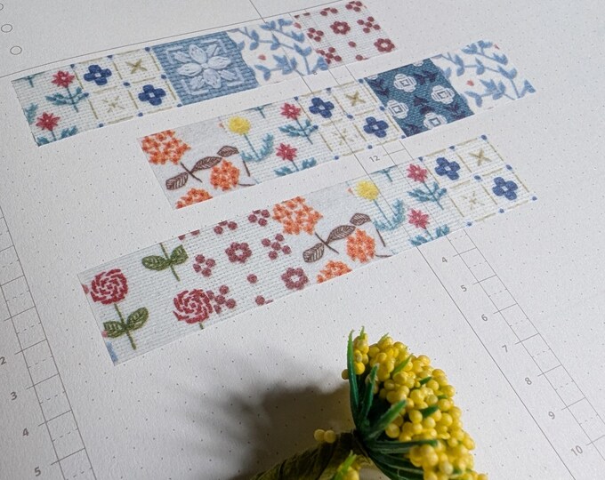 Seitousha Masking Tape L Starlight Embroidery Notebook L Washi Tape L ...